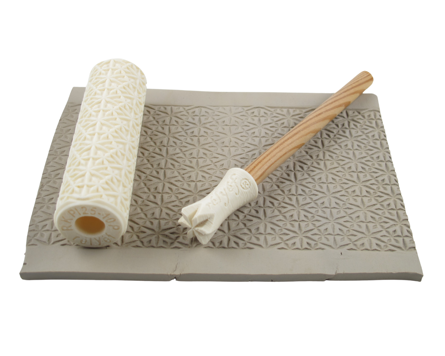 Rolling Pin | Texture roller for clay | Relyef pottery tools – Rélyéf