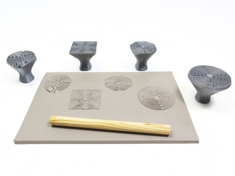 Labyrinth Clay Stamps – Rélyéf
