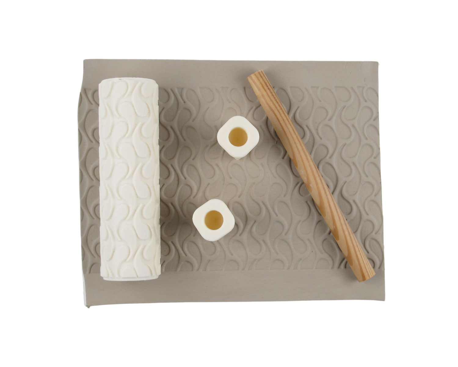 Rolling Pin | Texture roller for clay | Relyef pottery tools – Rélyéf