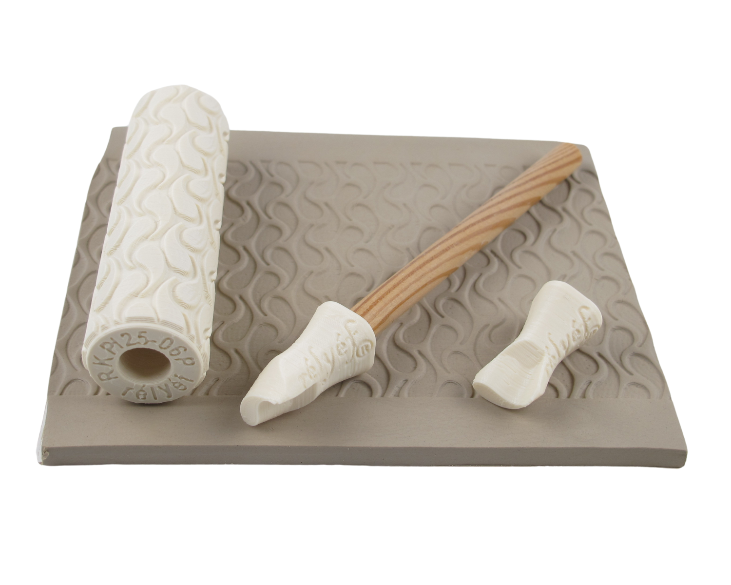 Rolling Pin | Texture roller for clay | Relyef pottery tools – Rélyéf