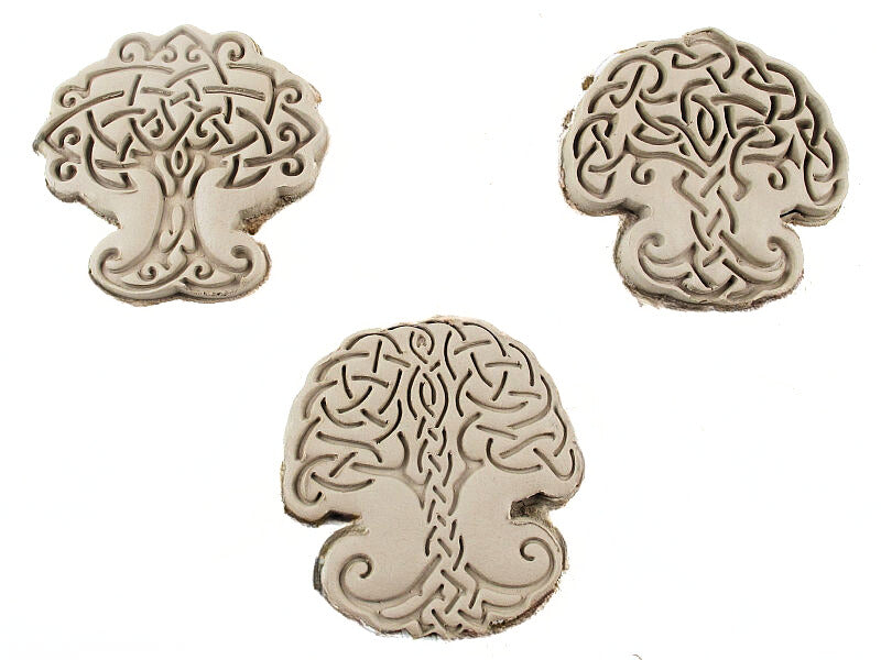 Celtic Tree of Life Cutters | Clay stamps | Relyef pottery tools