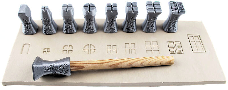Windows | Clay stamps | Relyef pottery tools – Rélyéf