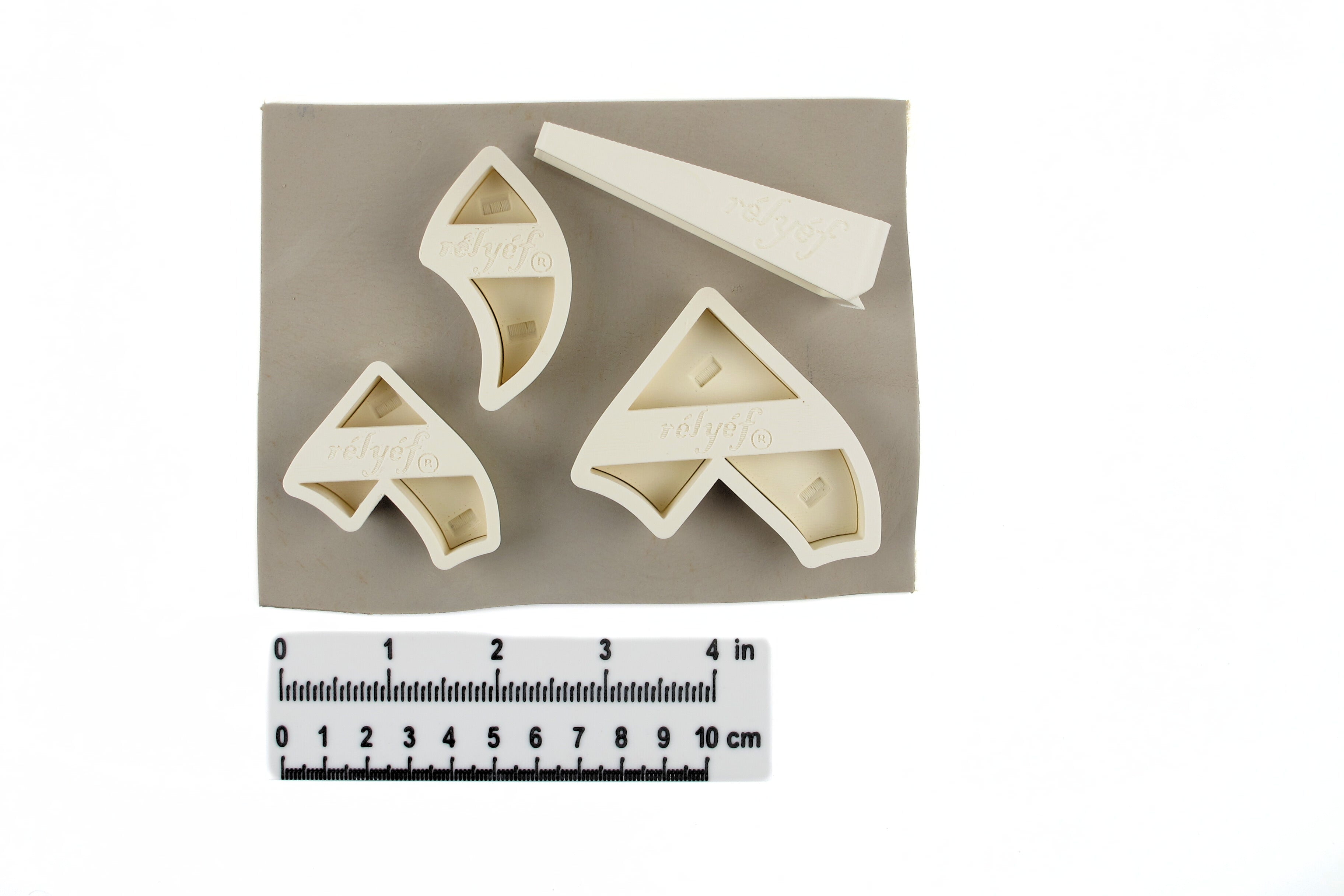 Plumeria Flower Stamps & Cutters | Relyef pottery tools