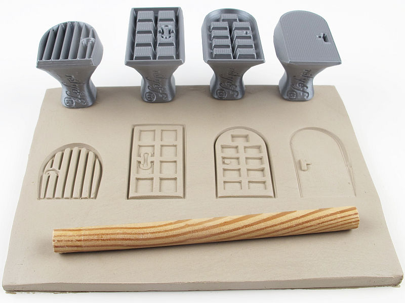 Doors | Clay stamps | Relyef pottery tools – Rélyéf