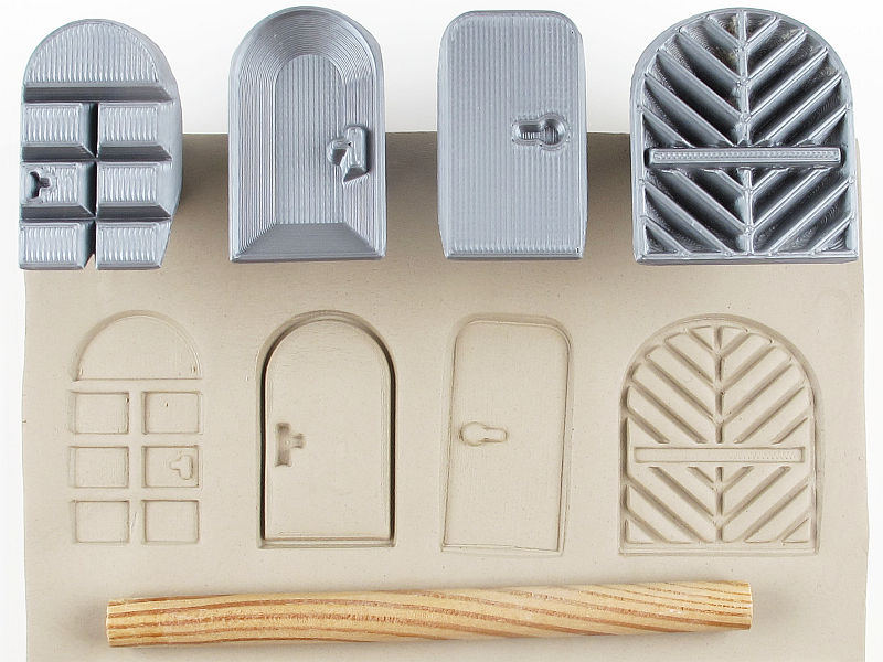 Doors | Clay stamps | Relyef pottery tools – Rélyéf