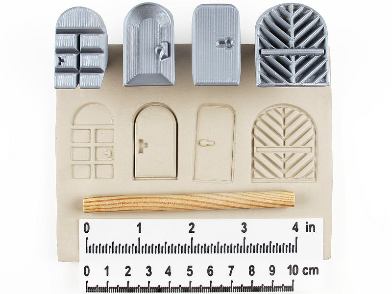 Doors | Clay stamps | Relyef pottery tools – Rélyéf