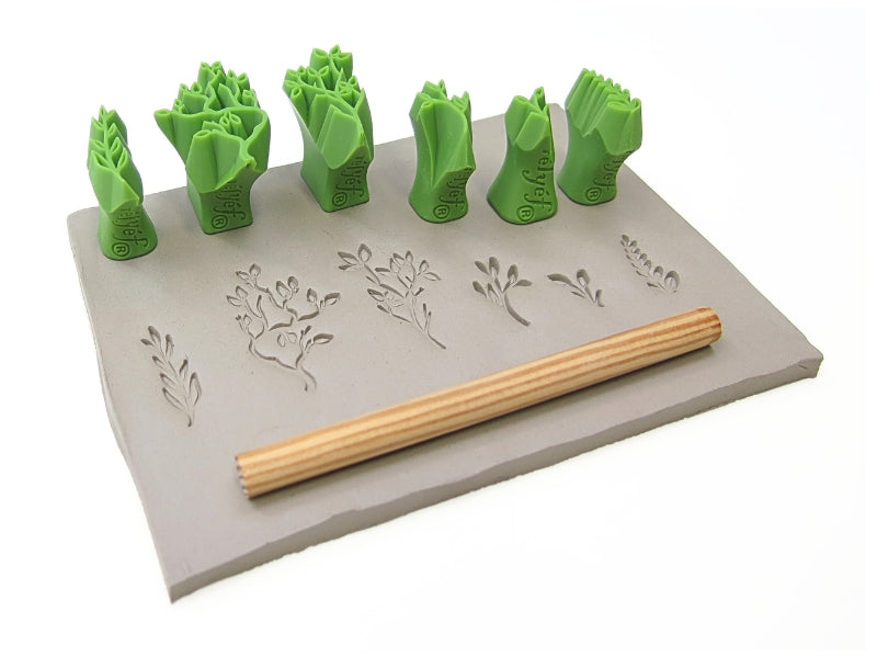 Leaves Stamps for Clay – Rélyéf