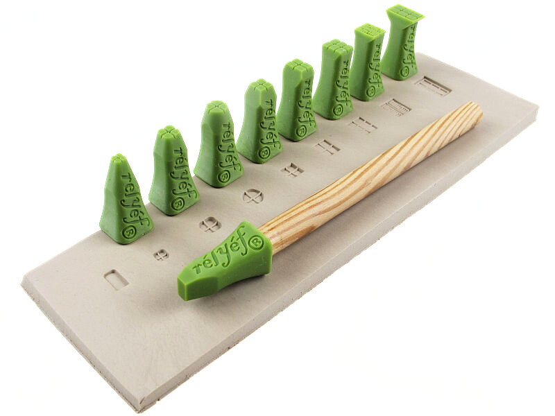 Windows | Clay stamps | Relyef pottery tools