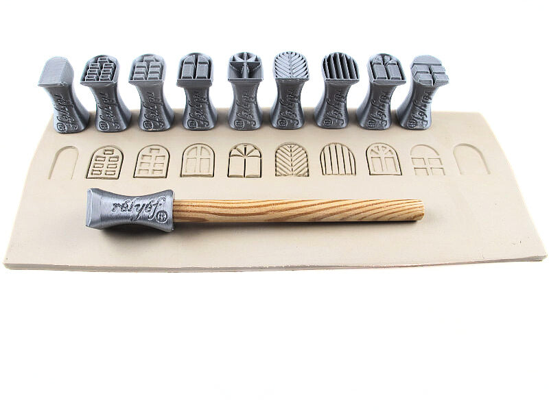 Windows | Clay stamps | Relyef pottery tools – Rélyéf