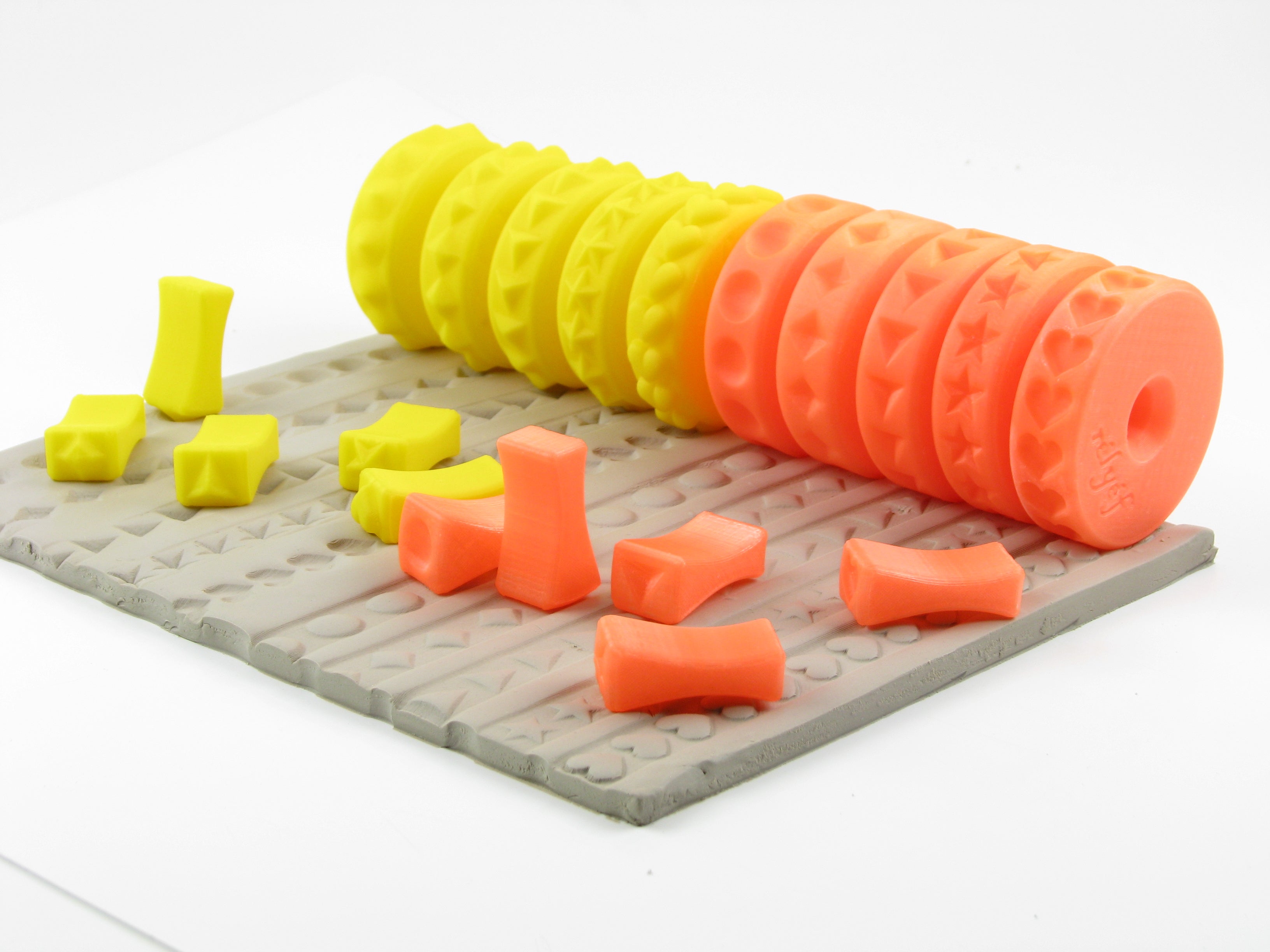 Basic Shape Stamps | Clay stamps | Relyef pottery tools