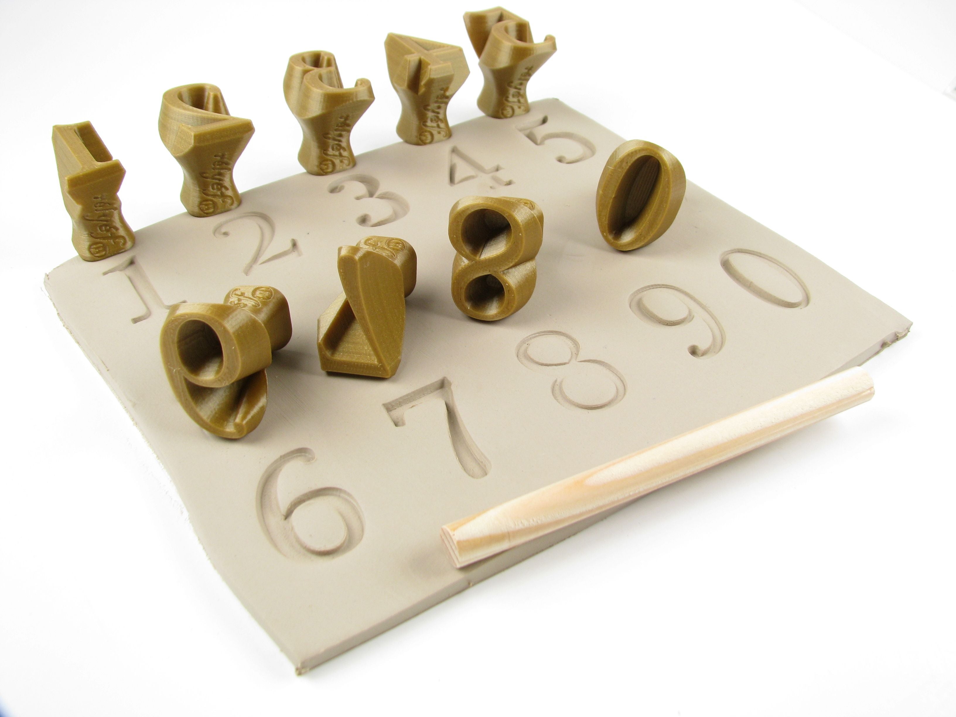 Marion numbers | Clay stamps | Relyef pottery tools
