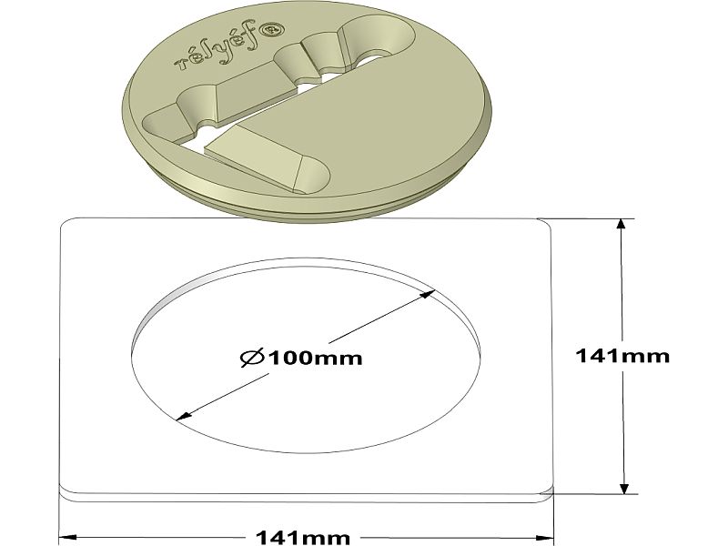 Glaze Test Tile Extruder Die | Relyef pottery tools – Rélyéf