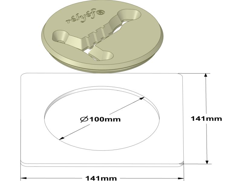 Glaze Test Tile Extruder Die | Relyef pottery tools – Rélyéf