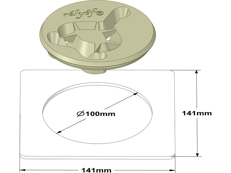 Glaze Test Tile Extruder Die | Relyef pottery tools – Rélyéf