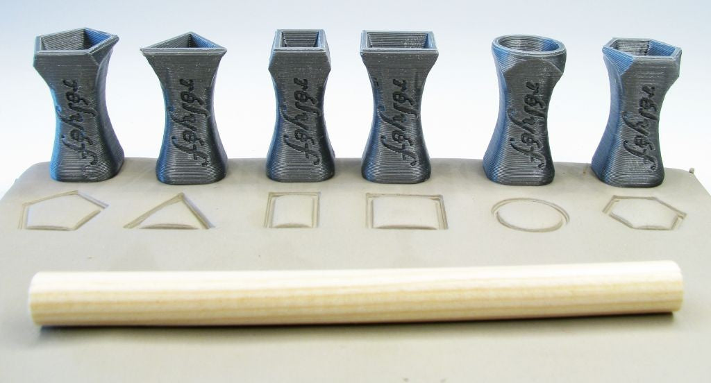 Geometric Shapes | Clay stamps | Relyef pottery tools