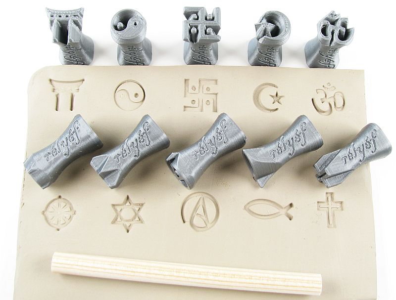 Religious Symbols | Clay stamps | Relyef pottery tools