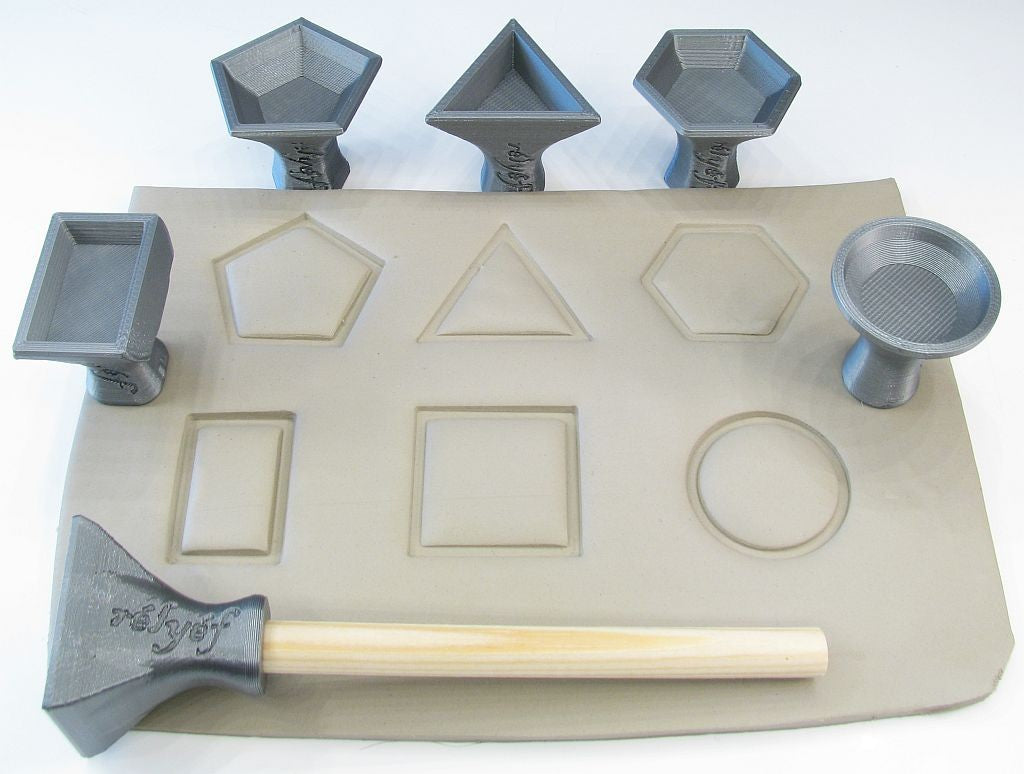Geometric Shapes | Clay stamps | Relyef pottery tools