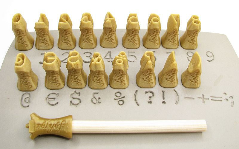 Courier numbers | Clay stamps | Relyef pottery tools – Rélyéf