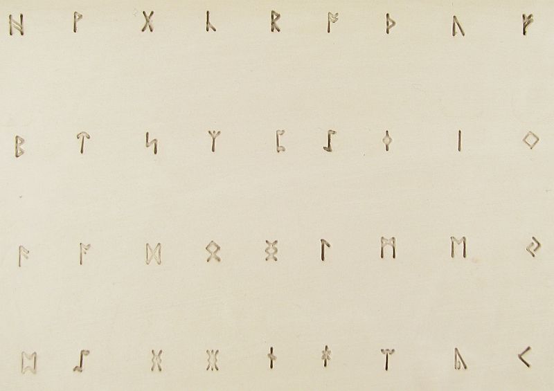 Celtic Runes | Clay stamps | Relyef pottery tools